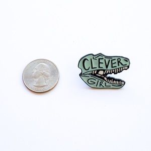 Accessories | Jurassic Park Clever Girl Enamel Pin | Poshmark